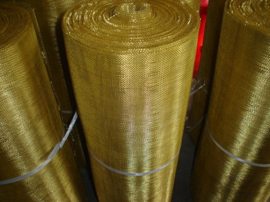 Customized phosphor bronze wire mesh / Filter Sieve , brass wire cloth Width supplier