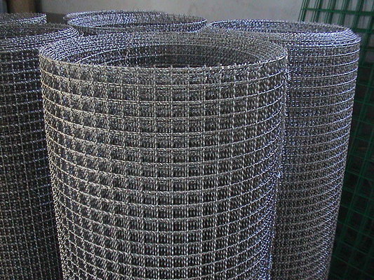 SUS304 316L Stainless Steel Crimped Wire Mesh Screen For Mine Sieving supplier