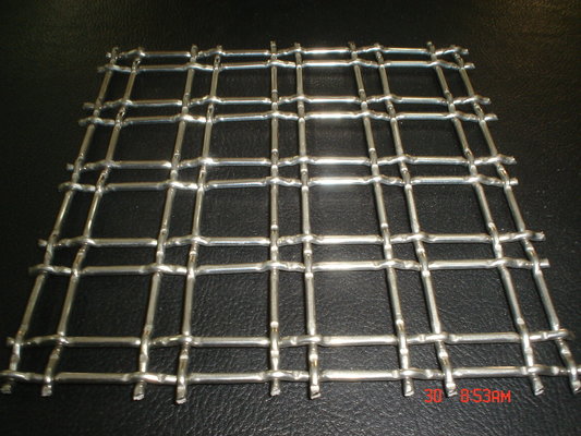 SUS304 316L Stainless Steel Crimped Wire Mesh Screen For Mine Sieving supplier