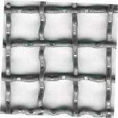 Square Galvanzied Stainless Steel Crimped Wire Mesh For Chemicals / Fertilizers supplier