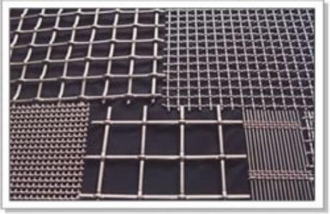 Mine 65Mn Steel Crimped Screen , AISI1045 High Carbon Steel Crimped Mesh supplier