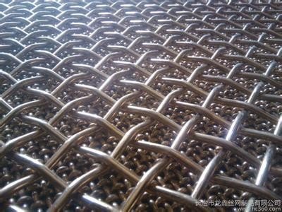 65Mn / 30 Mn Si steel Crimped Wire Mesh Crimped Metal Sheet 4" Hole supplier