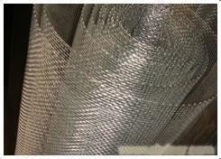 Crimped Stainless Steel Galvanized Square Wire Mesh For Filtering Liquid / Gas supplier