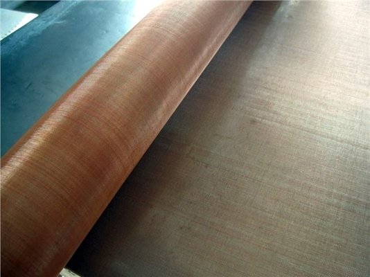 Customized phosphor bronze wire mesh / Filter Sieve , brass wire cloth Width supplier