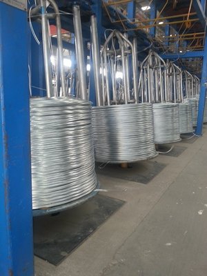 Hot-dipped Galvanized Iron Wire for Weaving Gabion box , Chain link Fence supplier