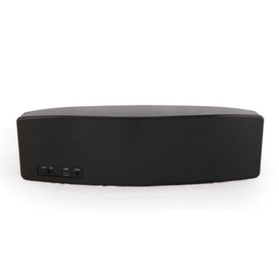 De zwarte ABS V3.0 Draadloze Spreker van Bluetooth/Kleine Stereospreker met Diepe Basis 2 CH