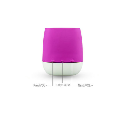 De witte/Groene Stereo Actieve hallo Minibluetooth Sprekers van FI voor Mobiele Telefoon
