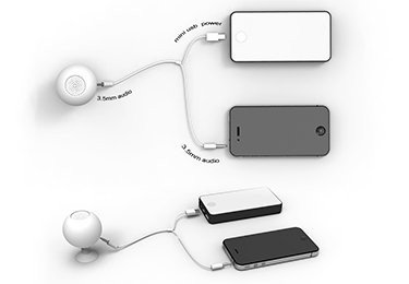 Apple Iphone/iPad Stereo Minibluetooth-Sprekershifi voor Karaokespeler