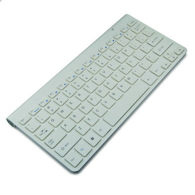 De witte/Zwarte Slanke Minibatterij van het de Toetsenborden Ingebouwde Lithium van iPadbluetooth