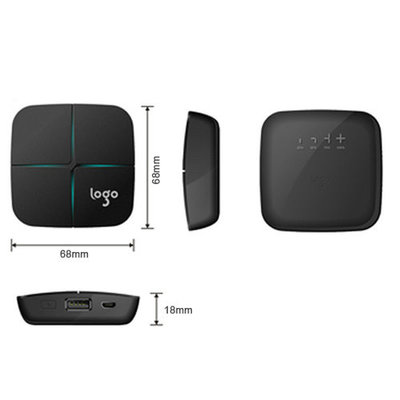 De de vierkante Lader van de de Machtsbank van 2000MAH Draagbare USB/Voeding van de Celtelefoon