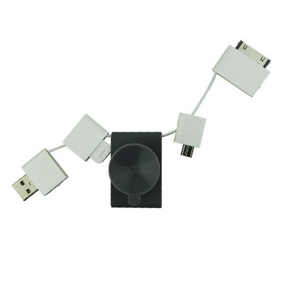 Micro- SPELD USB dat/30 Miniusb Kabel laadt voor Samsung/iPhone/iPad