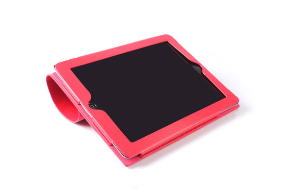 iPad het Leertribune die van 2 3 4 Magnetische Slimme Dekkingsgevallen Pu het Geval van PC van de Tiktablet vouwt