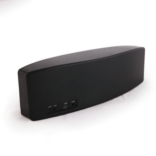 De zwarte ABS V3.0 Draadloze Spreker van Bluetooth/Kleine Stereospreker met Diepe Basis 2 CH