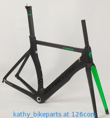 China ROLLINGSTONE carbon road bicycle aero FRAME 700C*54CM(ST)balck/green supplier