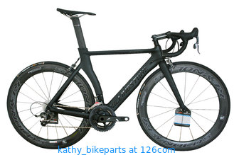 China ROLLING STONE 700C road bicycle frame FORCE full carbon aero frame black supplier