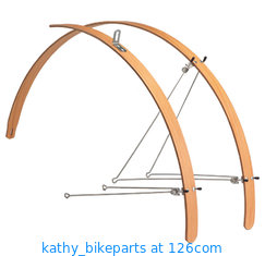 China twin screw feeder for Classic bike Mudguards racing bike fender 700C wood supplier