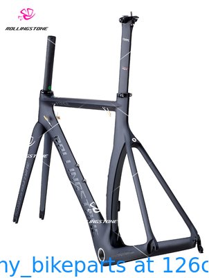 ROLLING STONE 700C road bicycle frame FORCE full carbon aero frame black supplier