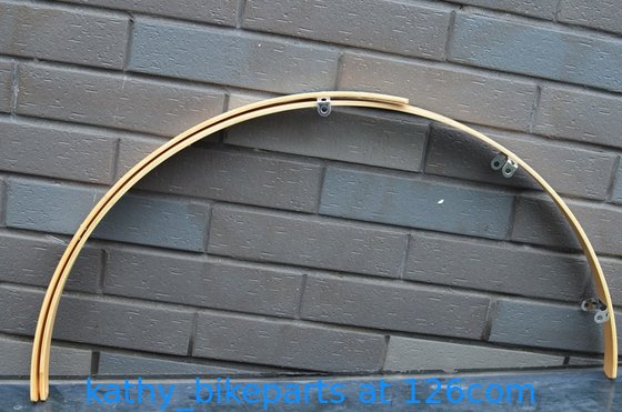 twin screw feeder for Classic bike Mudguards racing bike fender 700C wood supplier