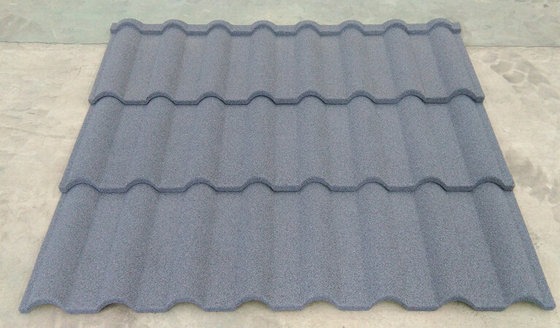 Stone Coated Roofing Sheet Shingle Series Materials , Stone Coated Metal Roof Tiles