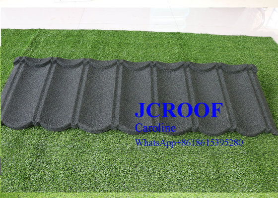 18 Color Wood Grain Stone Coated Roofing Sheet Plain Roof Tiles Type