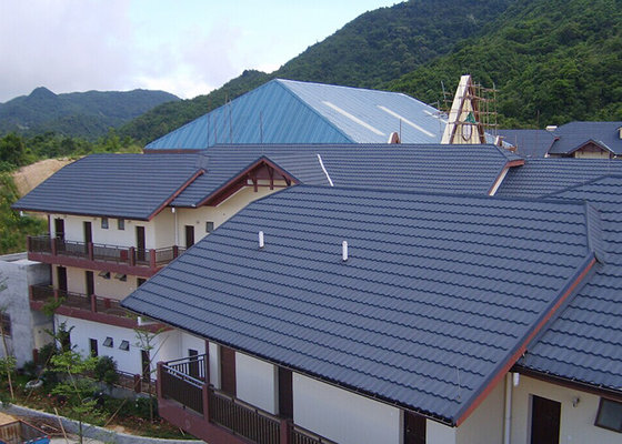 Factory supply high quality metal roofing tiles with color of terracotta black red brown green with low price