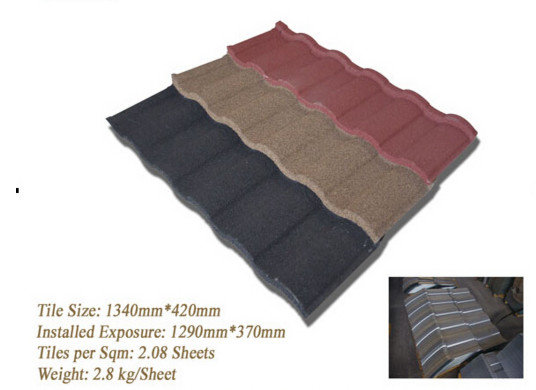 Stone chip coated steel/metal roof tiles with colourful,cheaper price with competitive price