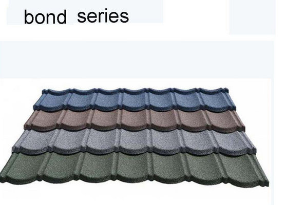 100% factory wholesale Excellent Fire heat wind Resistance Colorful Stone Coated Metal Roof Tile
