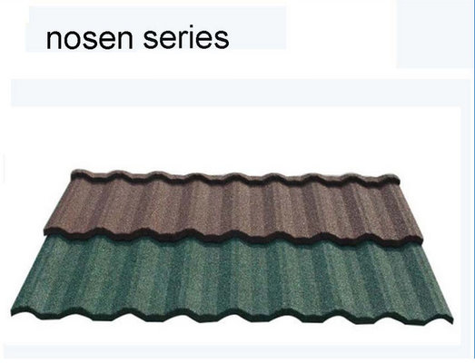 100% factory wholesale Excellent Fire heat wind Resistance Colorful Stone Coated Metal Roof Tile