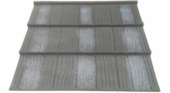 Shingle Series Materials Stone Coated Metal Roof Tiles , Galvanized Stone Coated Tile