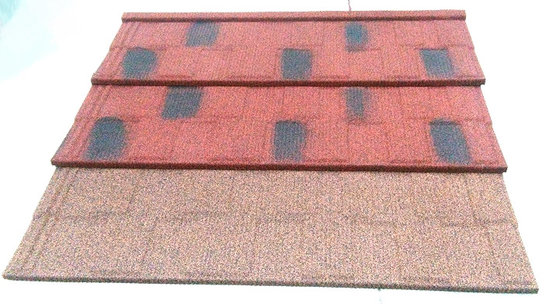 Stone Coated Roofing Sheet Shingle Series Materials , Stone Coated Metal Roof Tiles