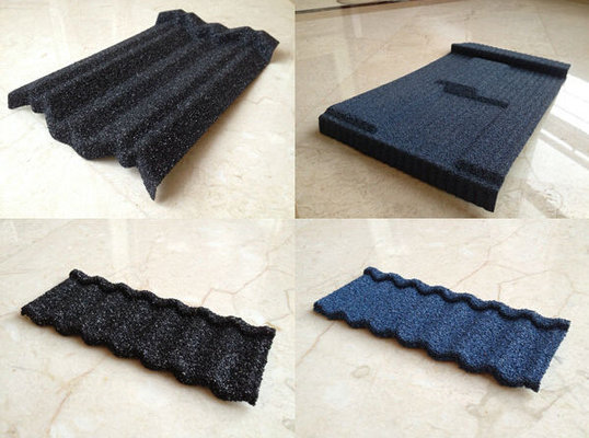 Stone Coated Roofing Sheet Shingle Series Materials , Stone Coated Metal Roof Tiles