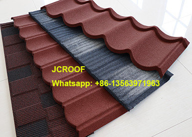 CE Corrugated Metal Roofing Sheets Fadeless color black / white shingle in Saudi Arabia