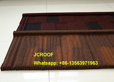 Kenya Corrugated Metal Roofing Sheets Hail-Resistance 0.42 Mm Shake Tile