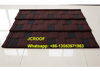 Against Snow Pure Corrugated Metal Roofing Sheets Black Shingle With 40 Years Warranty