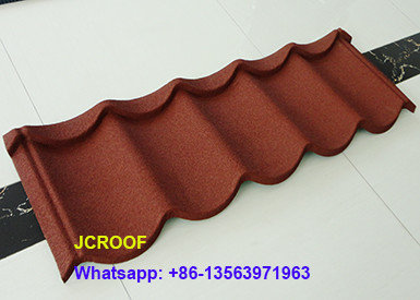 Hail-Resistance Green Steel Roof Shingles Aluminum Zinc Steel For Building Construction