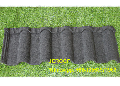 Corrosion Resistance Stone Coated Steel Roof  Tiles for Shingle , Stone Coated Roofing Sheet