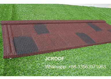 1340mm 1170mm Black Stone Coated Steel Roof Tiles philippines with South Korea Quality