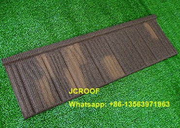 0.5mm Colour Coated Steel Roofing Sheets Red Color 6kgs Weight/sqm
