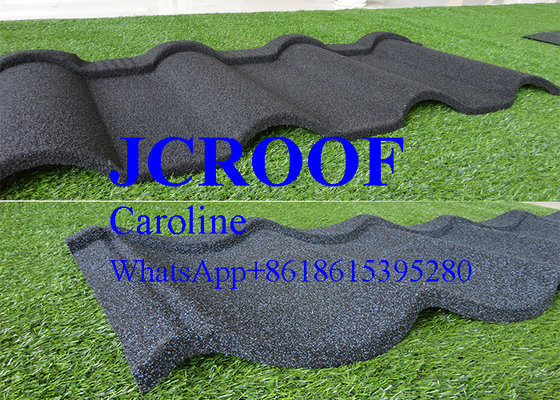 Wood Design Steel Roof Shingles 1340mm*420mm*0.4mm , Corrugated Steel Roofing Sheets