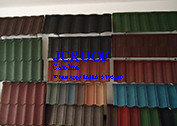 Stone Coated Metal Roof Tile steel roofing shingle Modern Classical Style