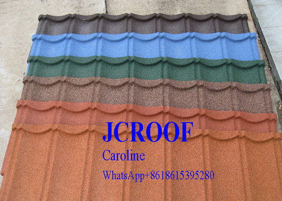 Corrugated Metal Roofing Sheets Color gradient various grades SGS / CE Certificate