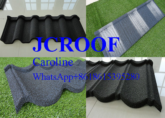 Mixed colors  brown black Corrugated Metal Roofing Sheets for vila roofing