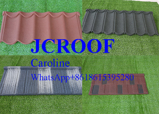 Mixed colors  brown black Corrugated Metal Roofing Sheets for vila roofing