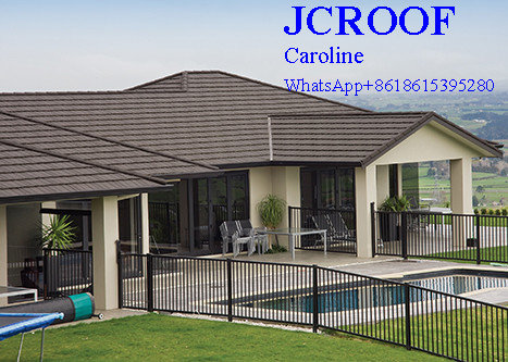 Mixed colors  brown black Corrugated Metal Roofing Sheets for vila roofing