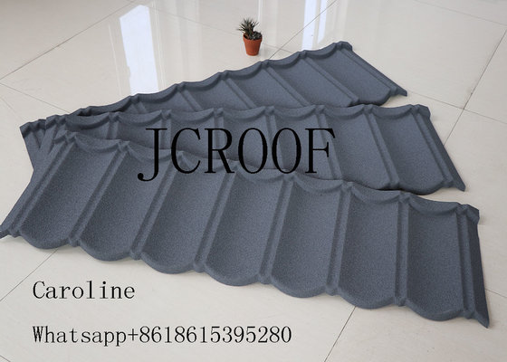 House Building Stone Coated Roofing Tiles Corrossion Resistance 1170x420mm