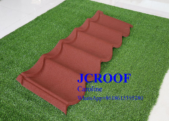 Reliable Millan Sheet Stone Coated Steel Shingles 0.35mm / 0.4mm Thickness