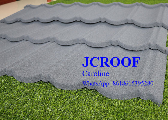 ISO9001 Certificate Stone Coated Roofing Tiles Milano Type for Country House