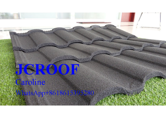 18 Color Wood Grain Stone Coated Roofing Sheet Plain Roof Tiles Type