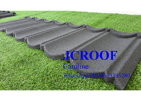 Economically Stone Coated Steel Roof  Tile 0.4mm thickness , Stone Coated Steel Shingles