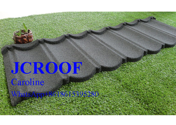 Stone Coated Metal Shingles Unti-fade Colourful sand classical type with ISO9001 certification